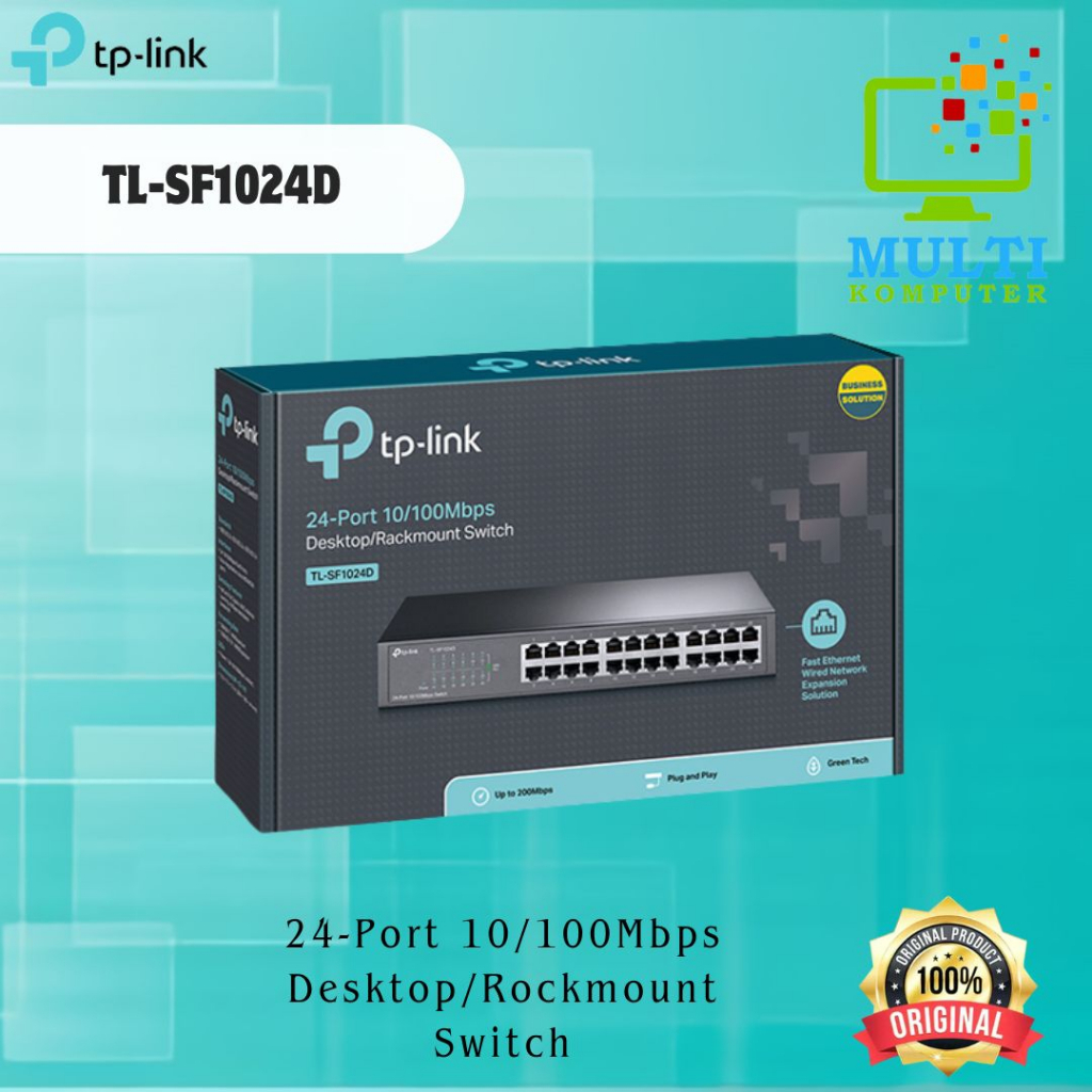 Jual TP-LINK TL-SF1024D 24-Port 10/100Mbps Switch | Shopee Indonesia