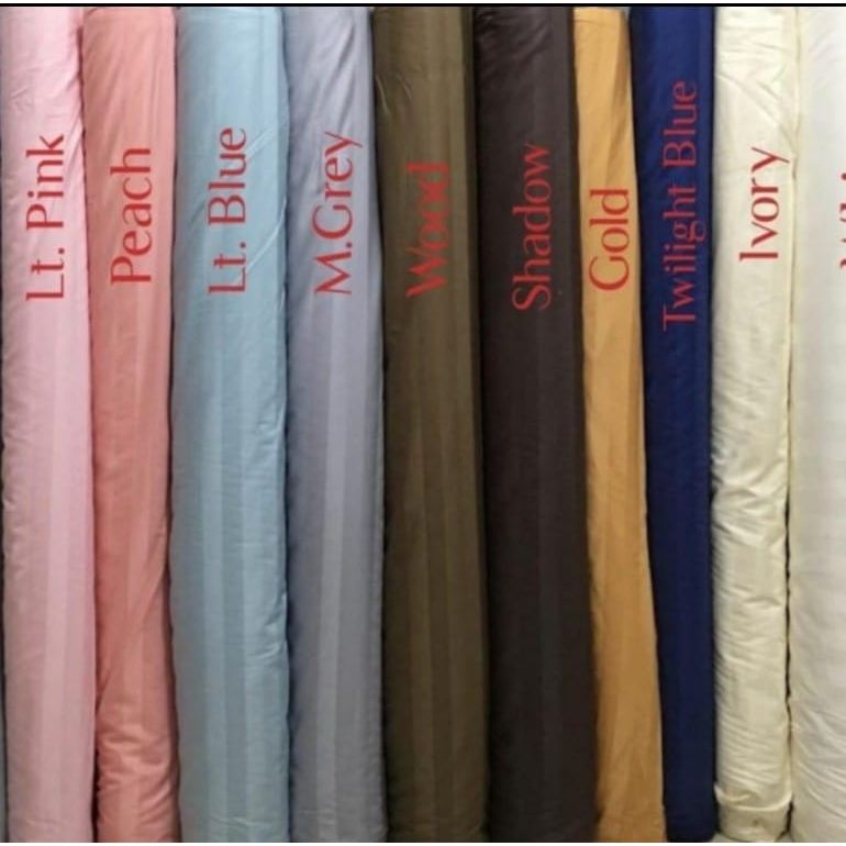Jual Bedcover set Sprei Hotel Katun Dobby 160x200 180x200 | 200x200 ...