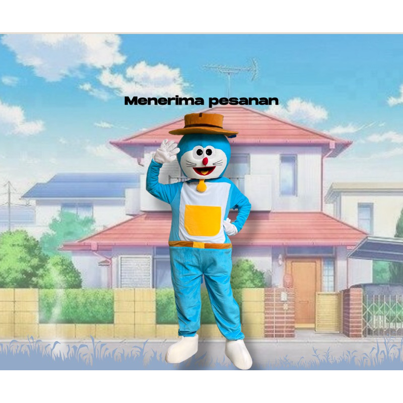 Jual KOSTUM BADUT MASKOT KARAKTER DORAEMON | Shopee Indonesia