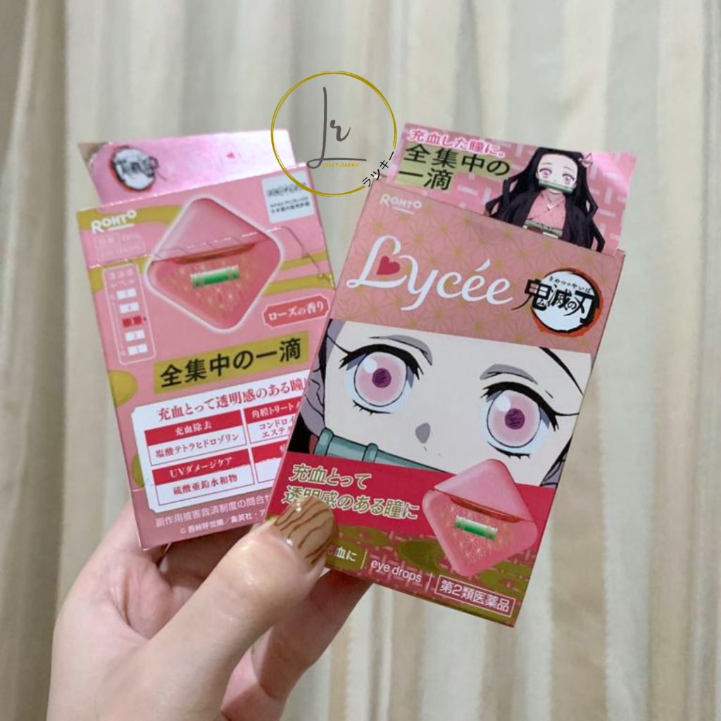 Jual Ready Stock - ROHTO Lycee Contact Lenses Eyedrops X Demon Slayer ...