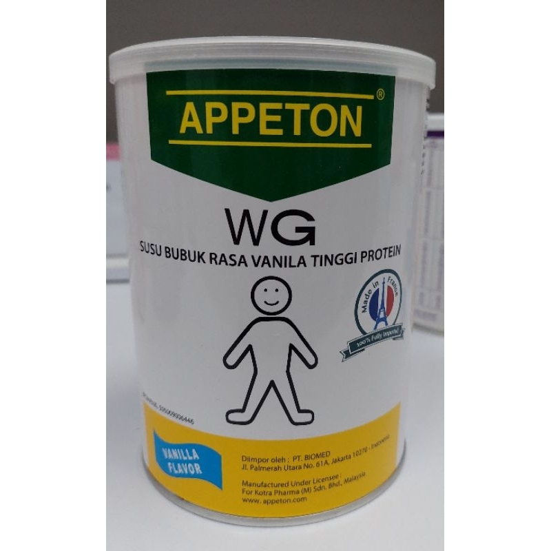 Jual Appeton Weight Gain Adult / Dewasa rasa Vanila 450gr | Shopee ...