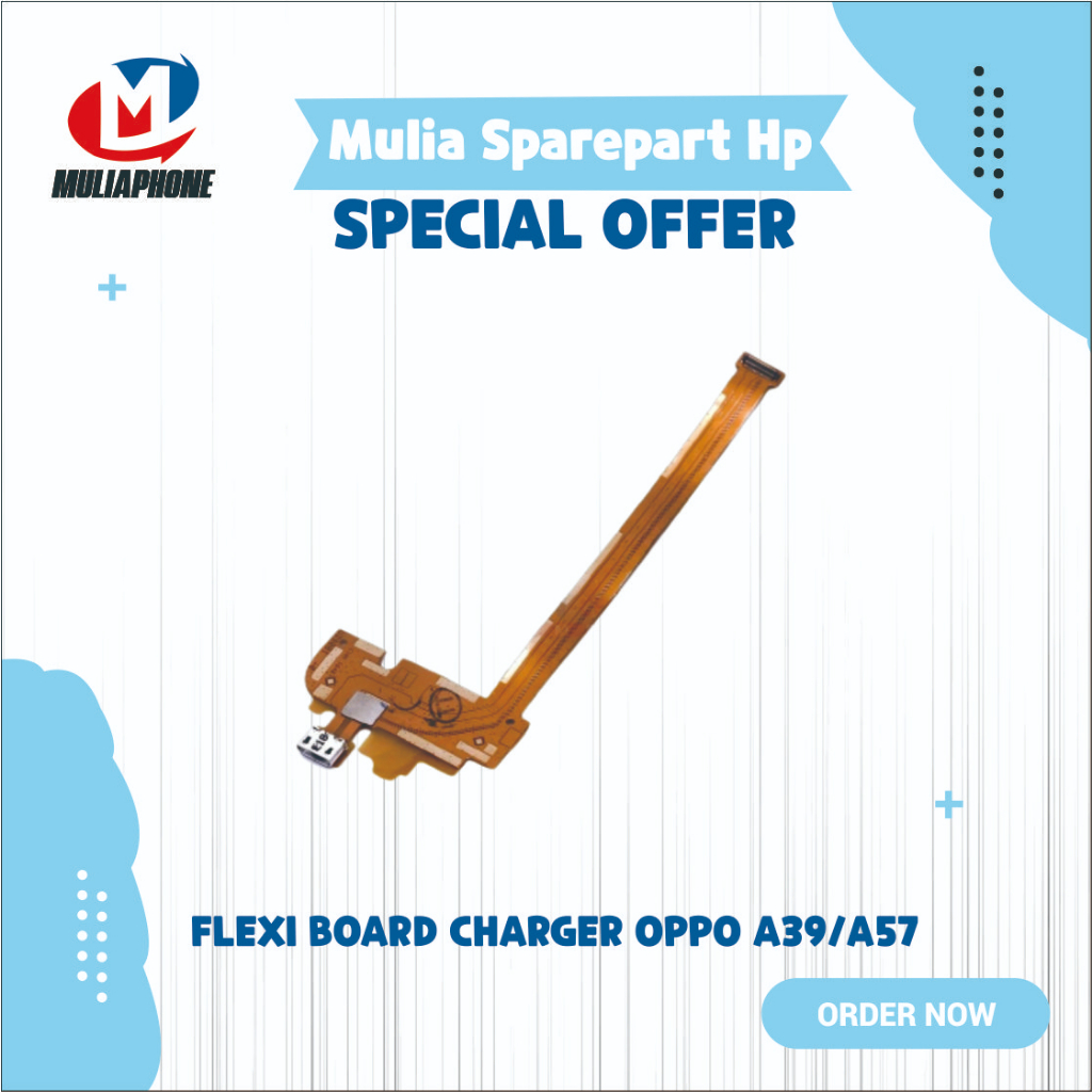 Jual Flexi Board Charger Oppo A39 / A57 ( Papan Konektor Cas ) | Shopee ...