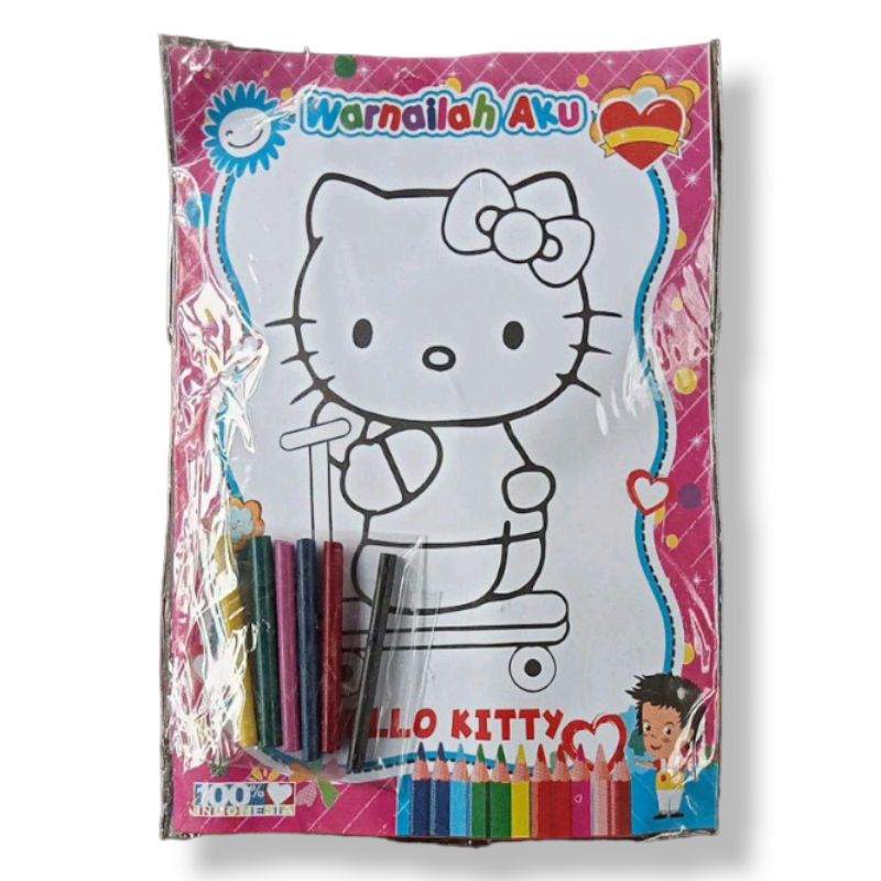 Jual BUKU MEWARNA BUKU MEWARNAI+KRAYON | Shopee Indonesia