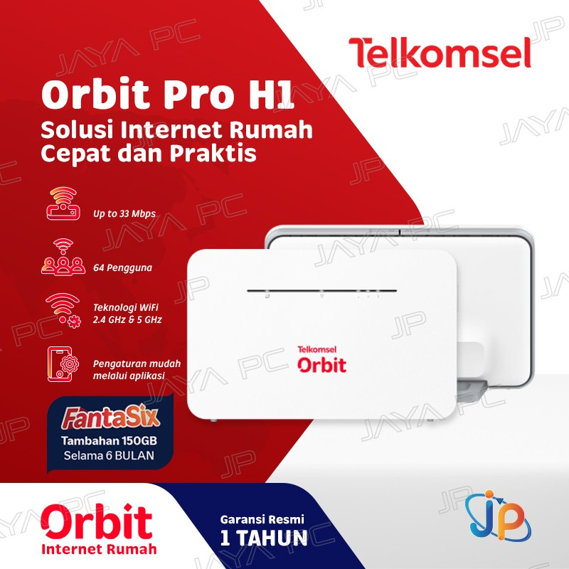 Jual Telkomsel Orbit Pro H1 Modem WiFi Home Router 4G | Shopee Indonesia
