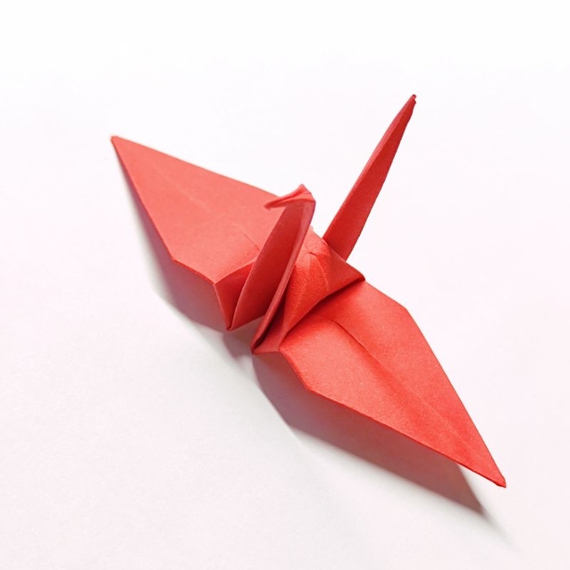 Jual ORIGAMI BURUNG BANGAU KERTAS CRANE ANGSA HIASAN DINDING JEPANG ...