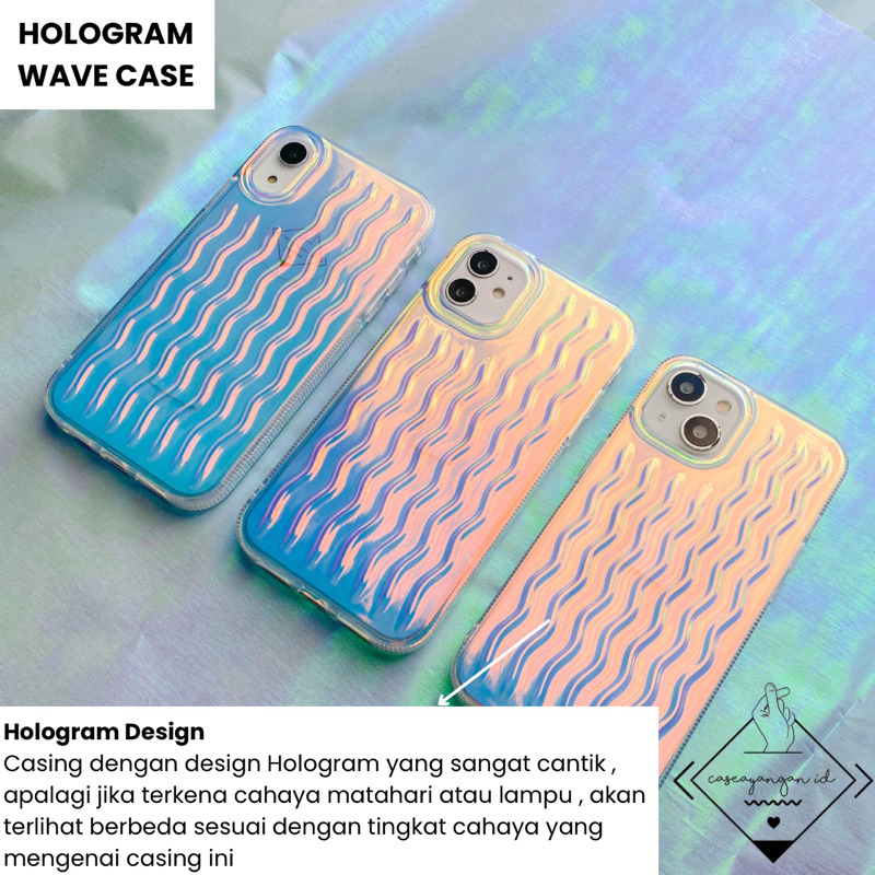 Jual Hologram WAVE Case For IPHONE 7 8 SE 2020 2022 PLUS X XS XR 11 12 ...