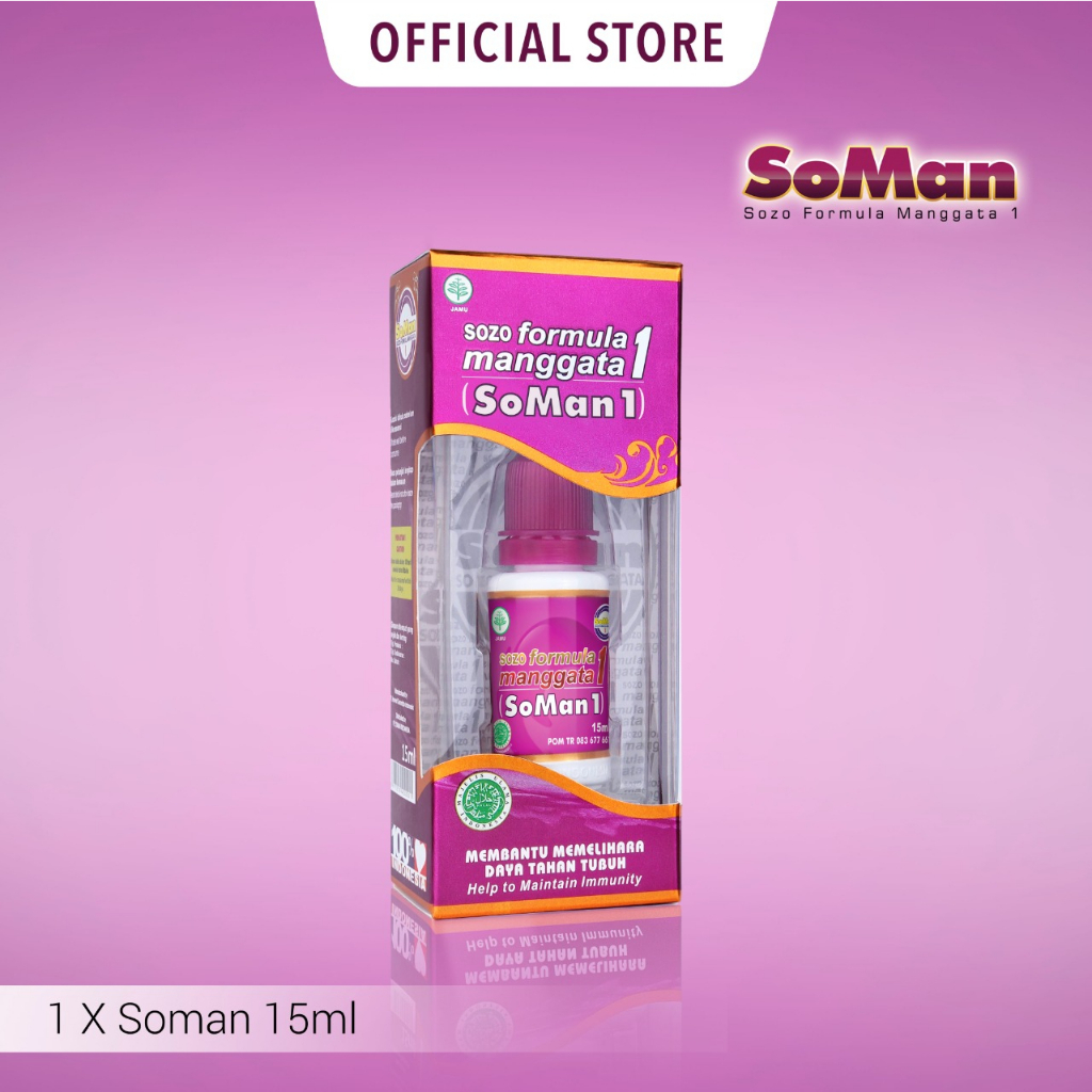 Jual SOMAN Sozo Manggata - Jamu Tetes 1x15ML | Shopee Indonesia