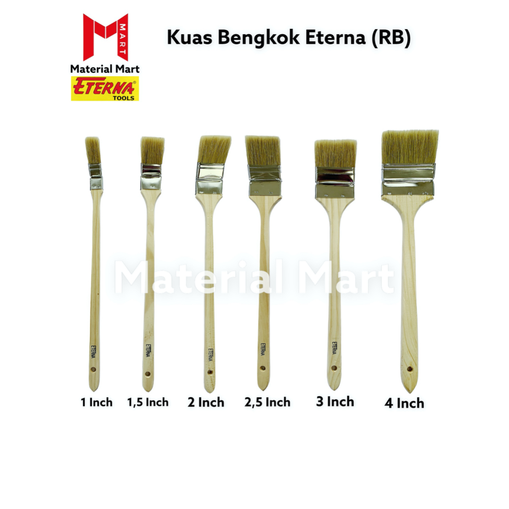 Jual Kuas Cat Bengkok Eterna | Kuas Bengkok RB | Kuas Pembersih Mesin ...