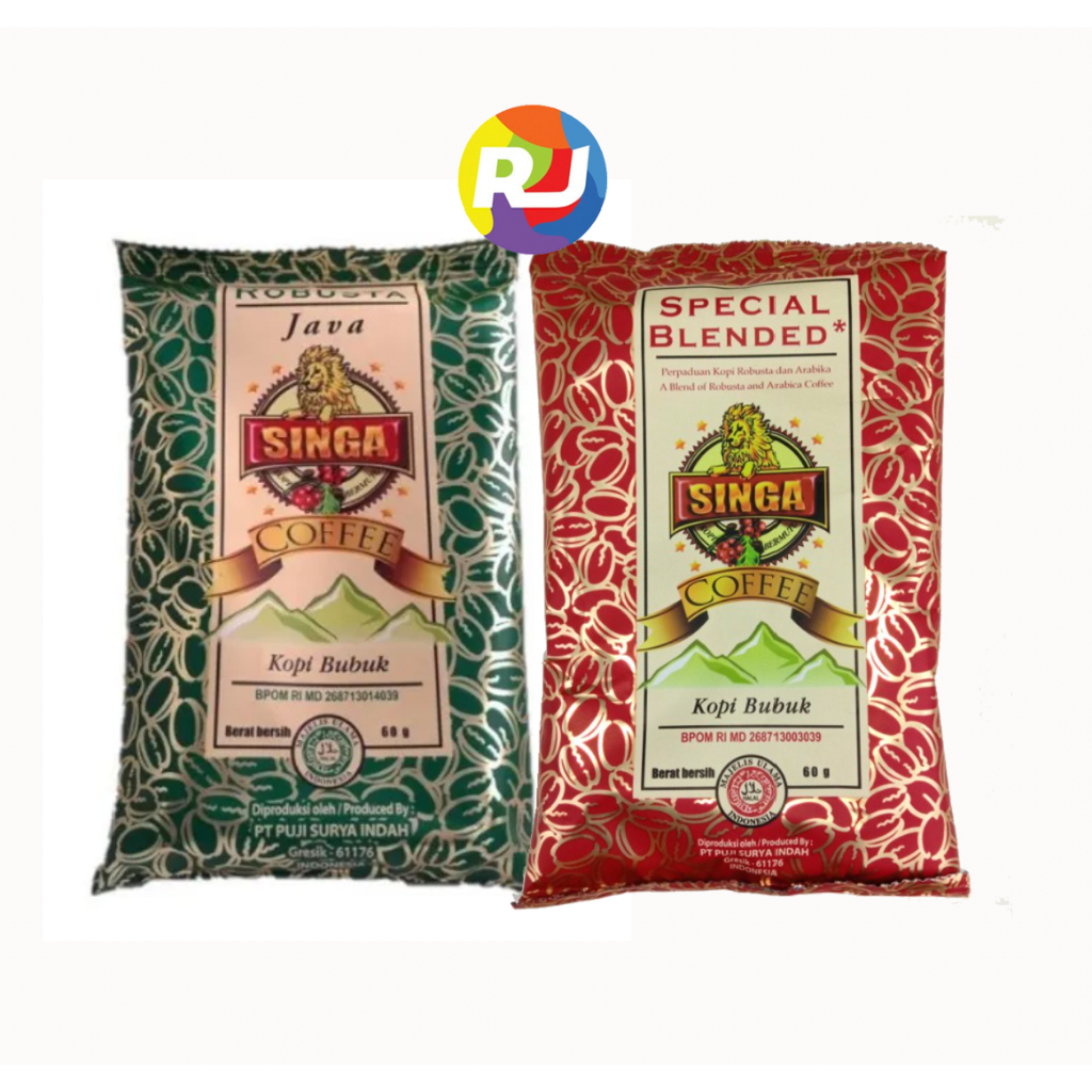 Jual Kopi Bubuk Singa 60gr- Special Blend / Robusta Java | Shopee Indonesia