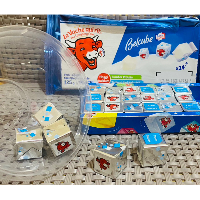 Jual BELCUBE KEJU MPASI PLAIN CHEESE The Laughing Cow ecer | Shopee ...