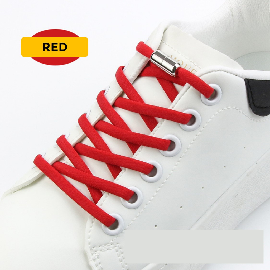 Jual Tali Sepatu Elastis Tanpa Ikat Lazy Shoe Lace Lock Capsule ...
