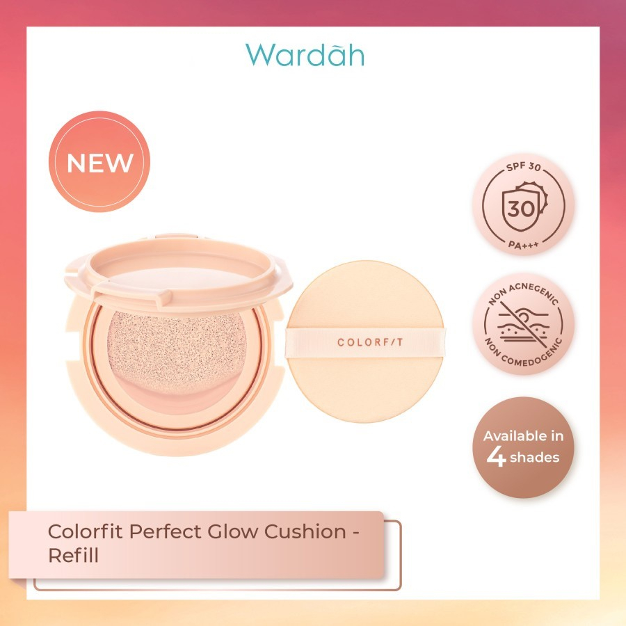 Jual LIVI - Wardah Colorfit Perfect Glow Cushion SPF 33 PA++(Refill ...