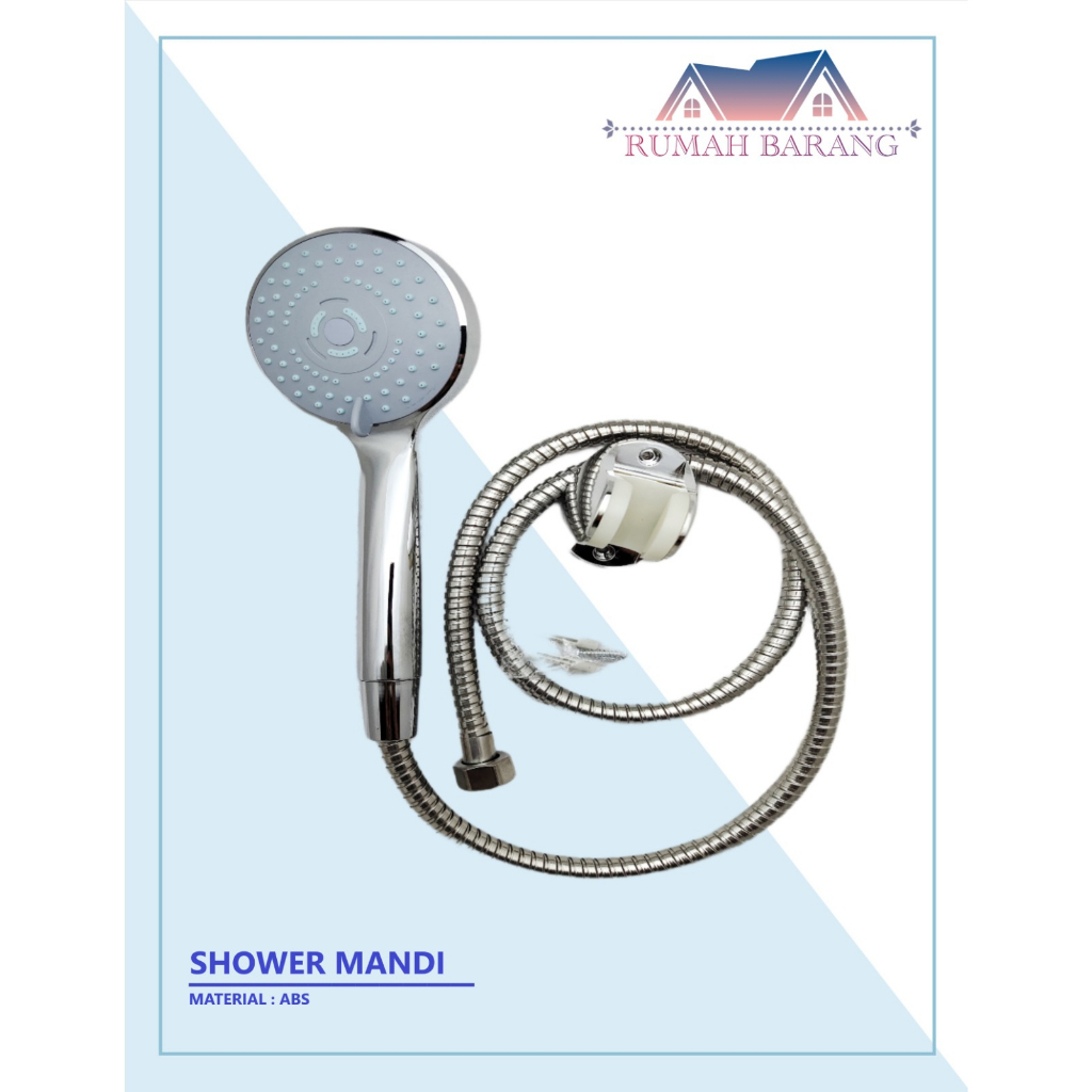 Jual HAND SHOWER / SHOWER MANDI / KEPALA SHOWER DENGAN CANTOLAN NAIK ...