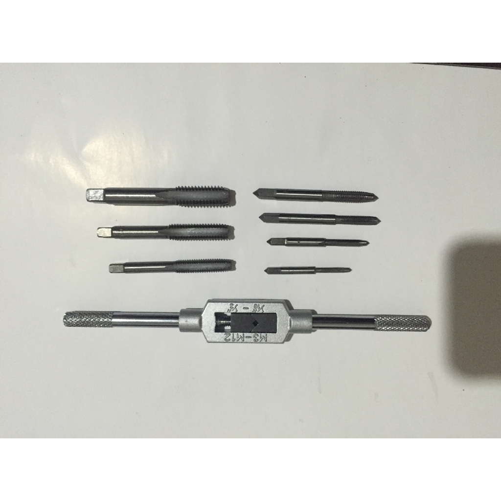 Jual 12 / 20 /40Pcs Alat Snai dan Tap Ulir Baut Senai Die Senei M3-12 ...