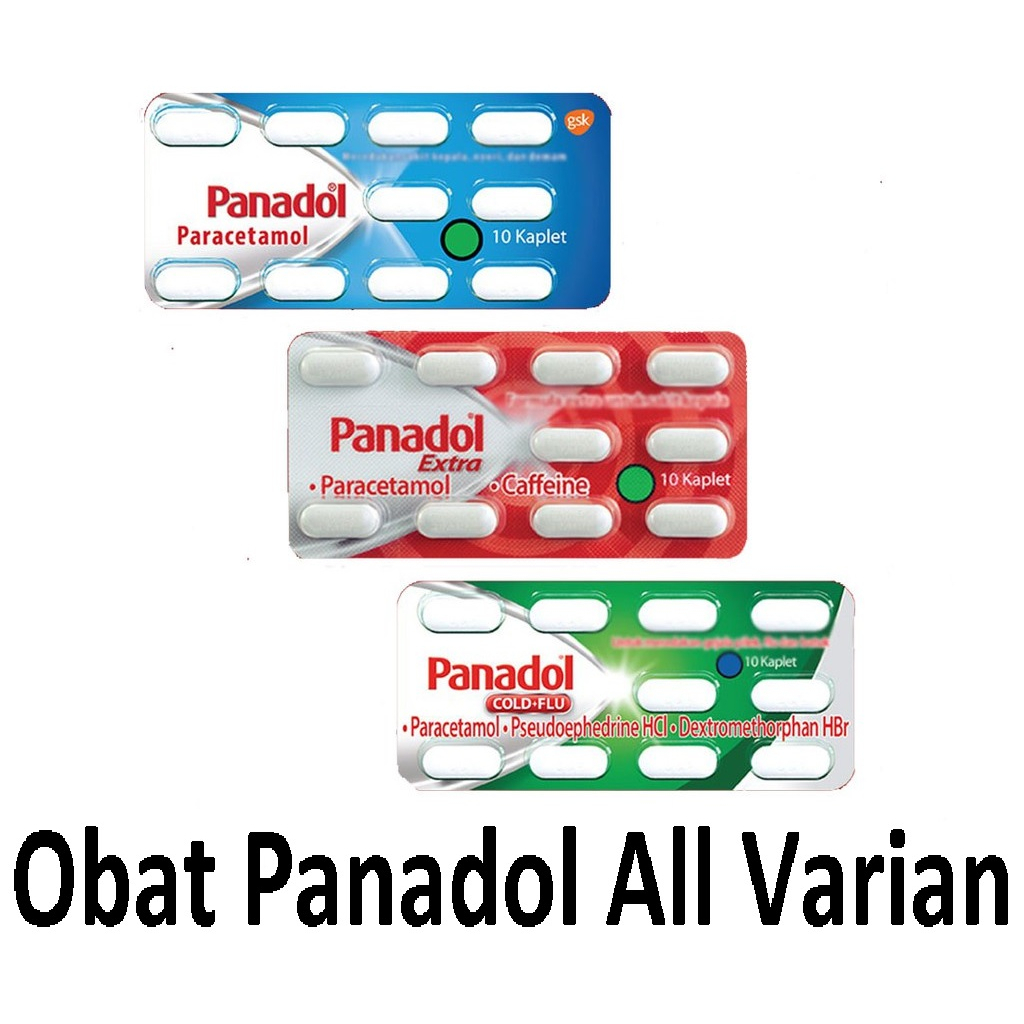 Jual Obat Panadol Per 1 Strip All Varian - Panadol Sakit Kepala ...