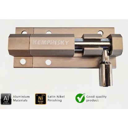 Jual Grendel Pintu Kempinsky 3 inch/ Grendel Kempinsky OSK 202/Satin ...