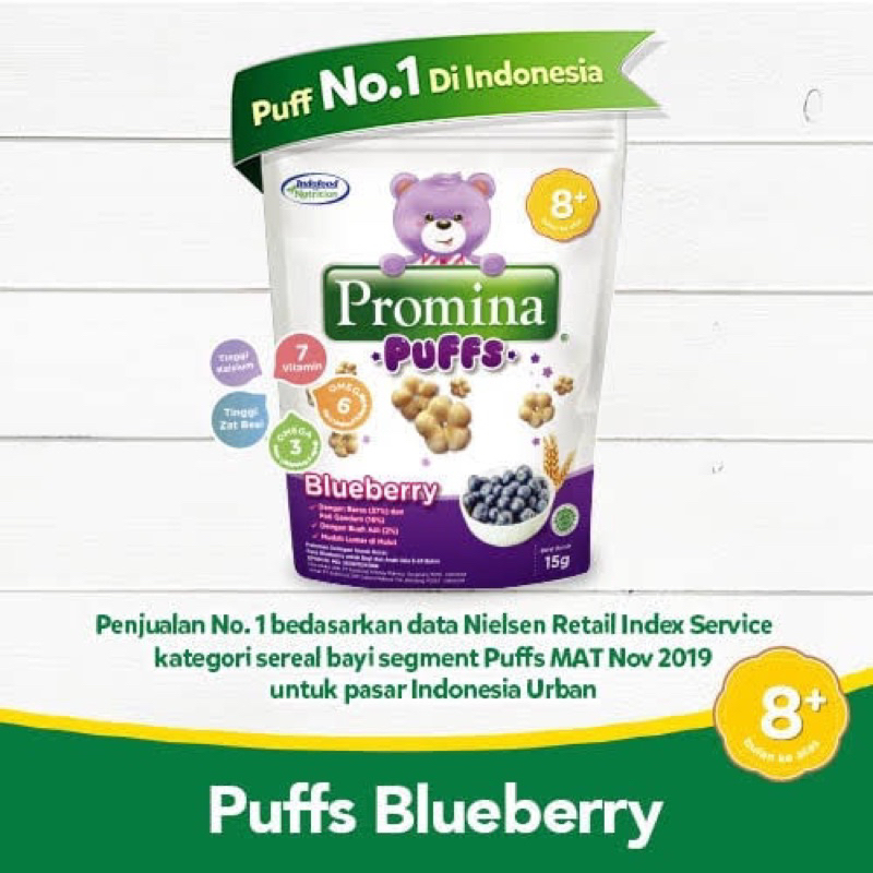 Jual Promina Puffs Blueberry 15 gr | Shopee Indonesia