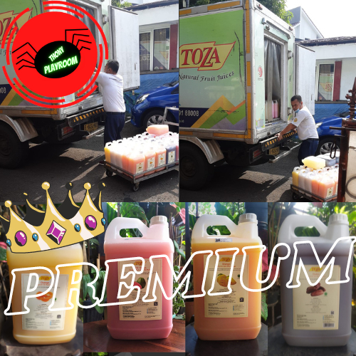 Jual Jus TOZA GRADE PREMIUM Ukuran 5 Liter - Banyak Rasa | Shopee Indonesia
