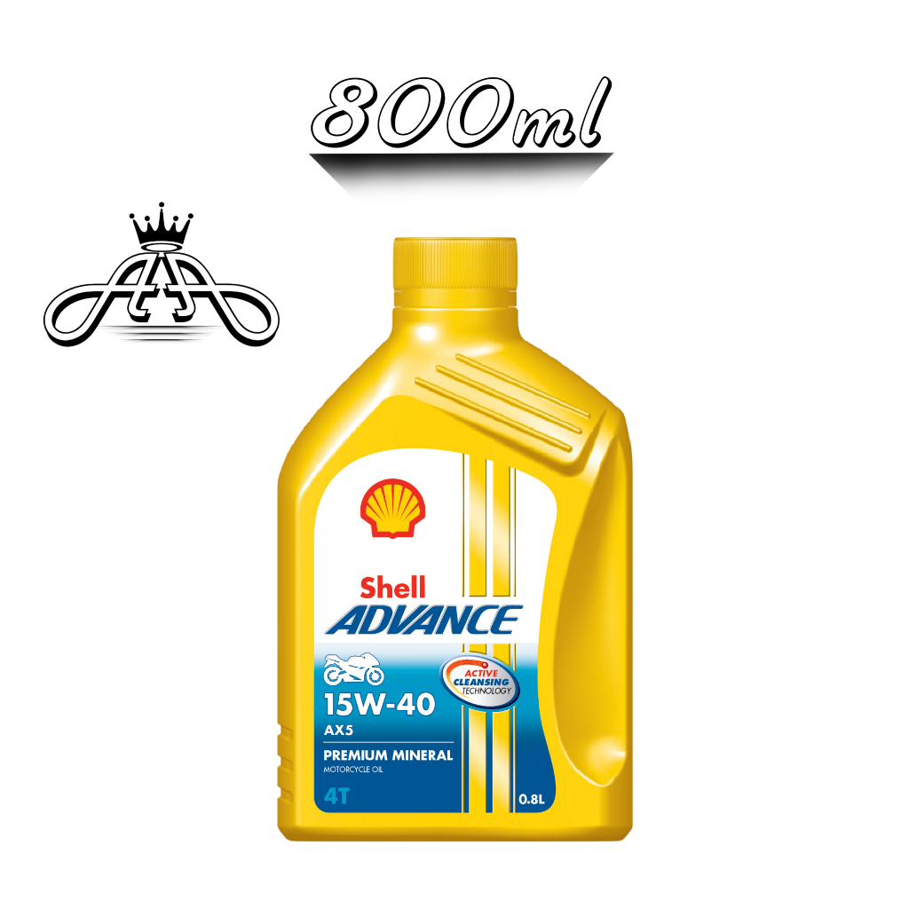 Jual SHELL ADVANCE AX5 MATIC & MANUAL 4T SAE 15W40 / 10W30 / 20W40 MA ...