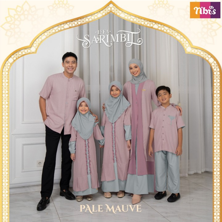 Jual SARIMBIT NIBRAS 2023//IFFA PALE MAUVE DEWASA//TANYAKAN STOK TERLEBIH DAHULU!!! | Shopee ...