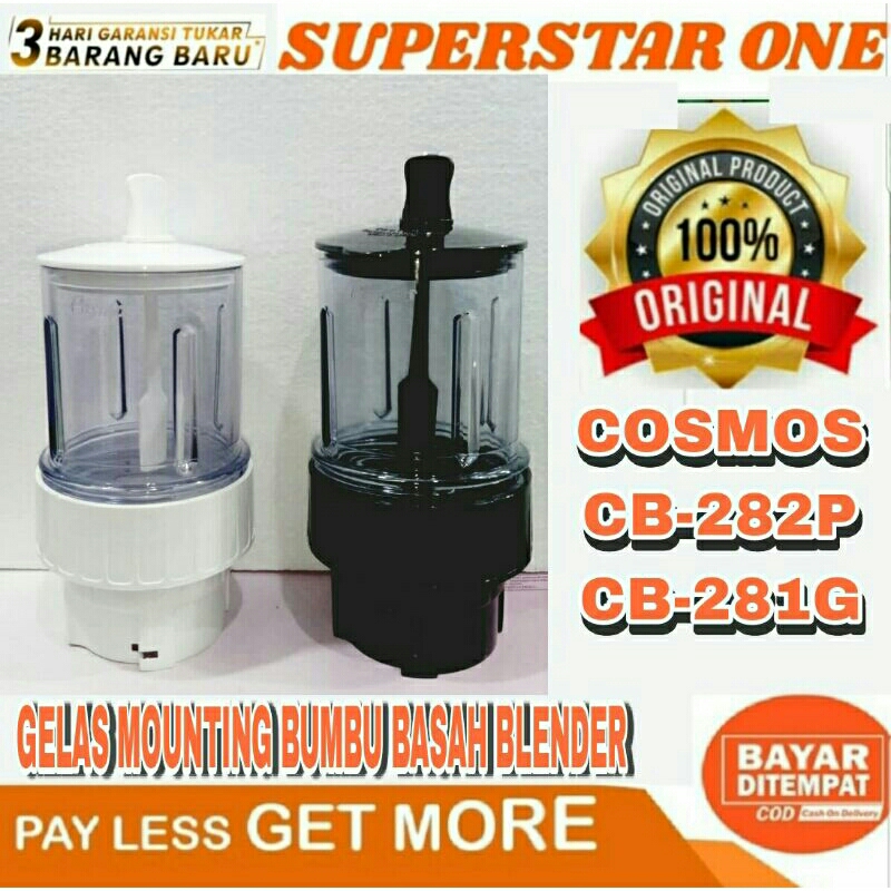 Jual Cosmos CB-282P dan CB-281G gelas mounting bumbu basah set blender | Shopee Indonesia