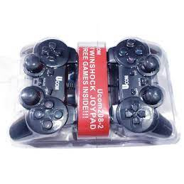 Jual GAME PC TWINSHOCK JOYPAD UCOM 208-2 | Joystick Double Hitam USB For PC Gamer | Ucom ...