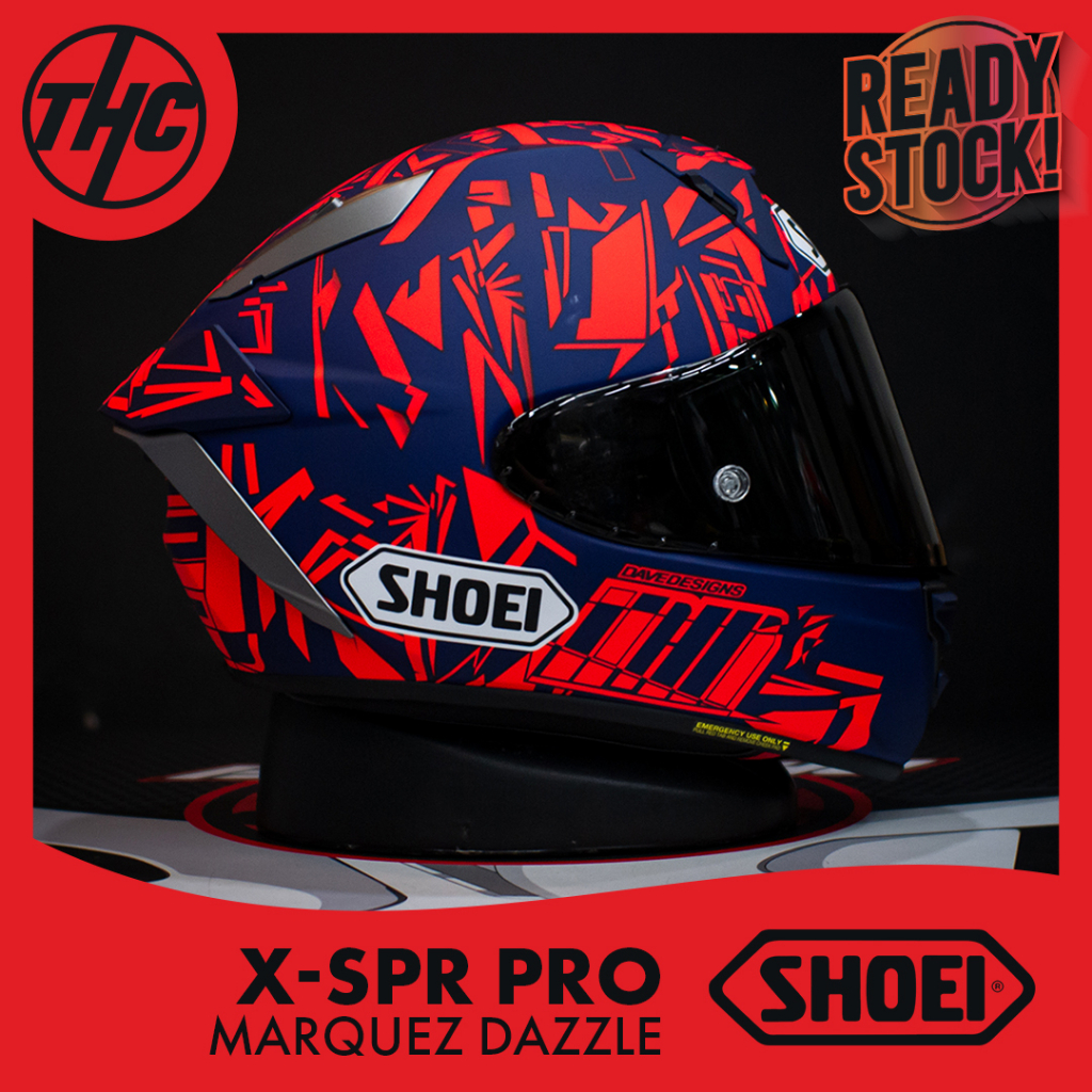 Jual SHOEI X-SPR PRO MARQUEZ DAZZLE X-SPIRIT PRO FIM FULL FACE HELMET ...