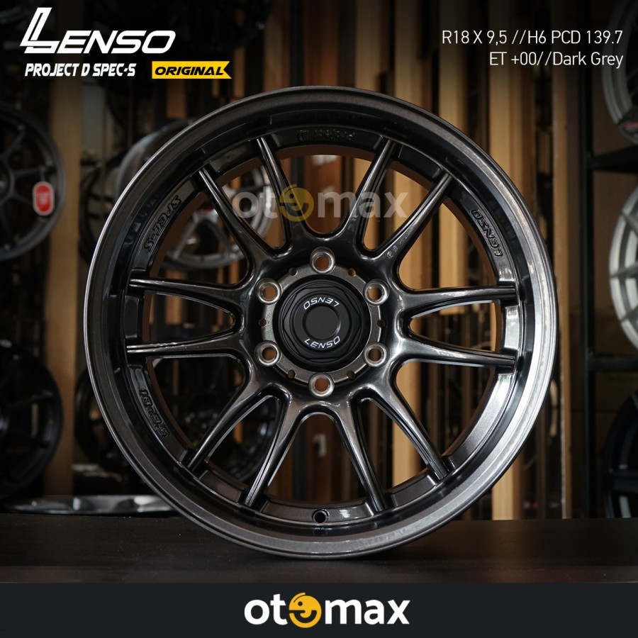 Jual Velg Mobil Lenso Project D Spec-S Ring 18 Hyper Dark | Shopee Indonesia