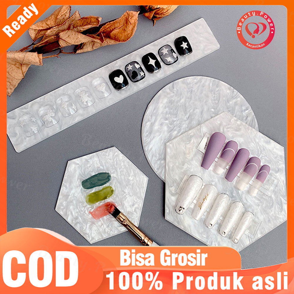 Jual Palet Display / Pencampur Warna Kutek Motif Kerang Untuk Manicure ...