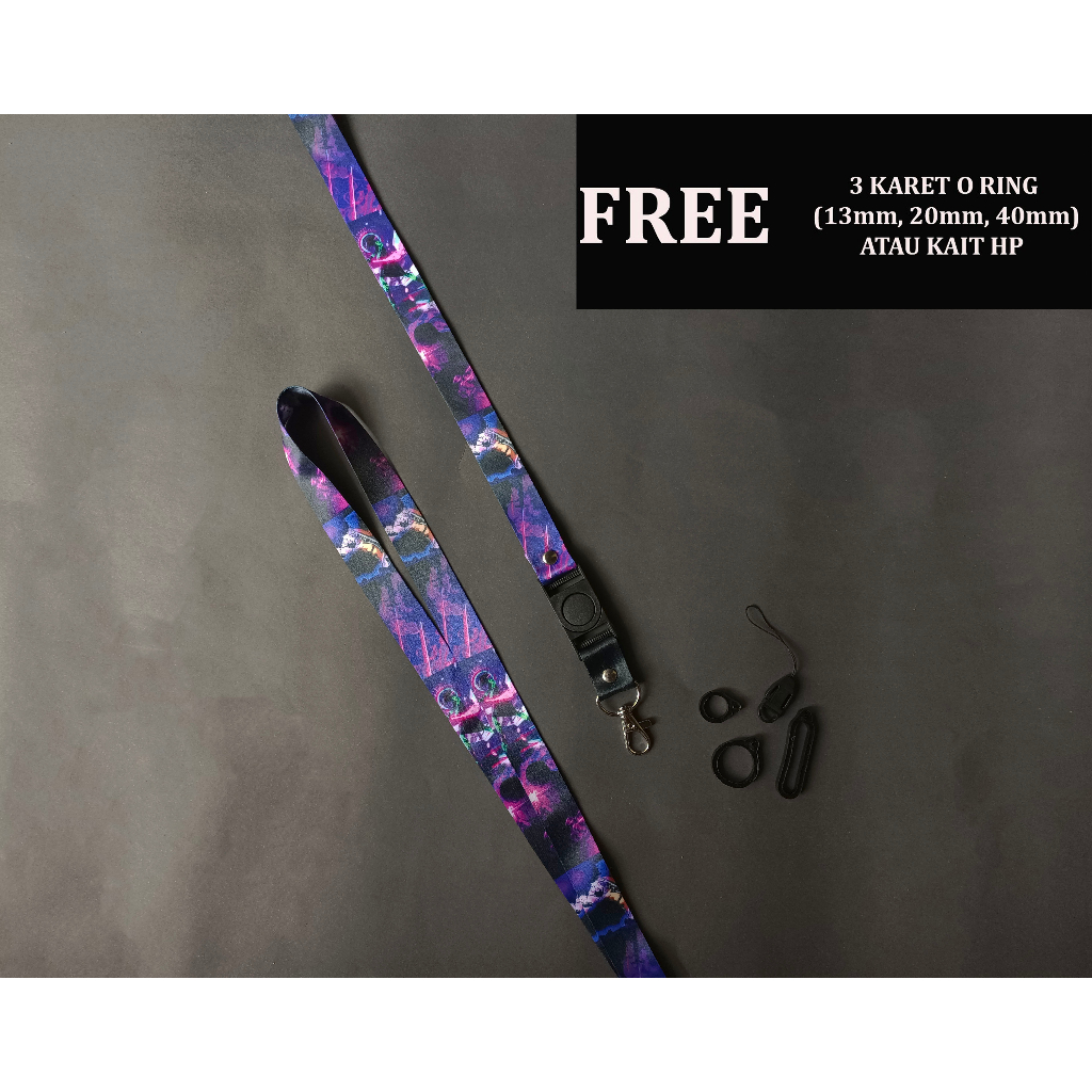 Jual Lanyard Tali Gantungan HP IdCard Nametag One Piece Zoro | Shopee ...