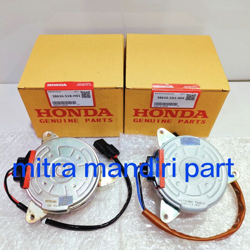 Jual MOTOR COOLING FAN SET RADIATOR AC HONDA HRV MITSUBA | Shopee Indonesia