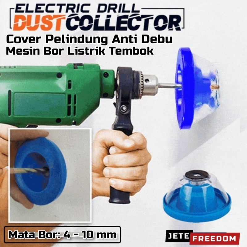 Jual POWERTP Pelindung Anti Debu Cover Mesin Bor Listrik Mata Bor 4mm ...
