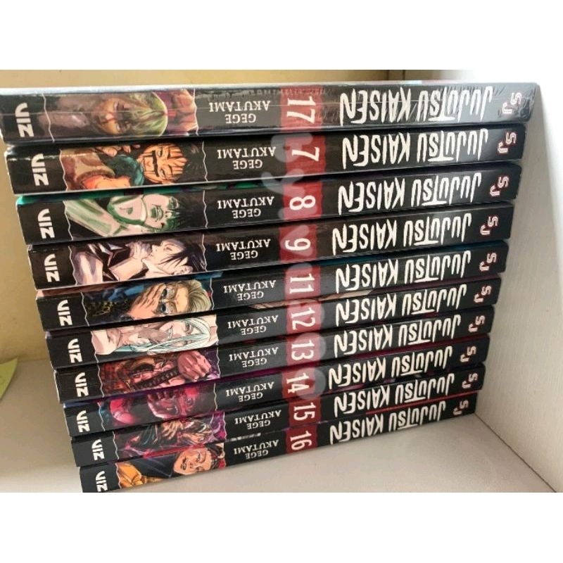 Jual manga komik jujutsu kaisen jjk vol 7,8,9,11,12,13,14,15,17 (ENG ...
