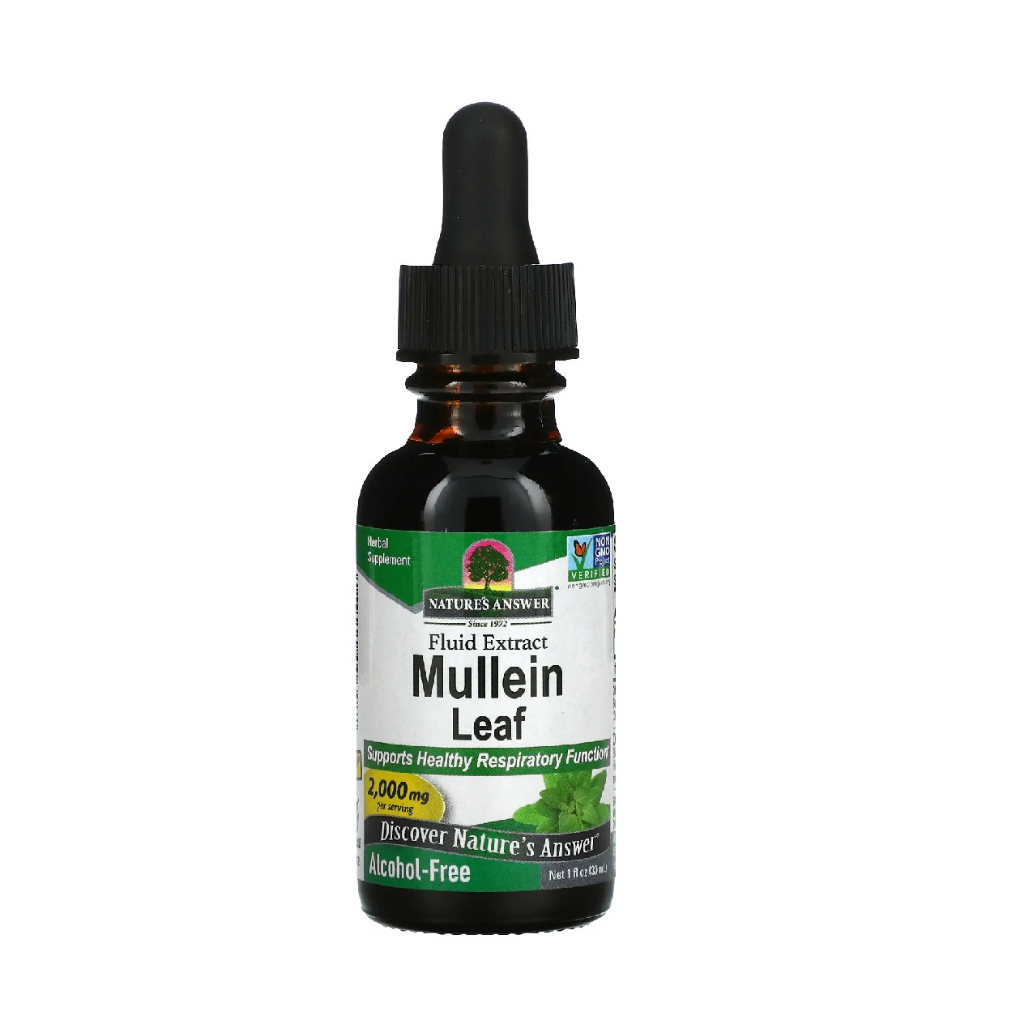 Jual Nature's Answer Mullein Leaf Extract untuk paru paru 30 ml ...