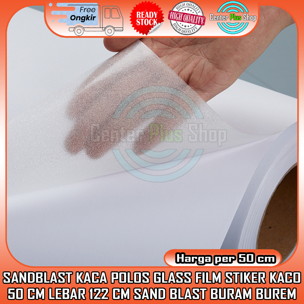Jual STICKER KACA FILM SANDBLAST KACO BURAM BUREM POLOS BLUR SUNBLAS ...