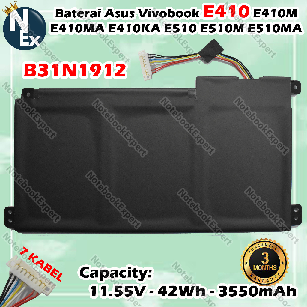 Jual Baterai Asus VivoBook 14 E410 E140M E410MA E410KA B31N1912 C31N1912 | Shopee Indonesia