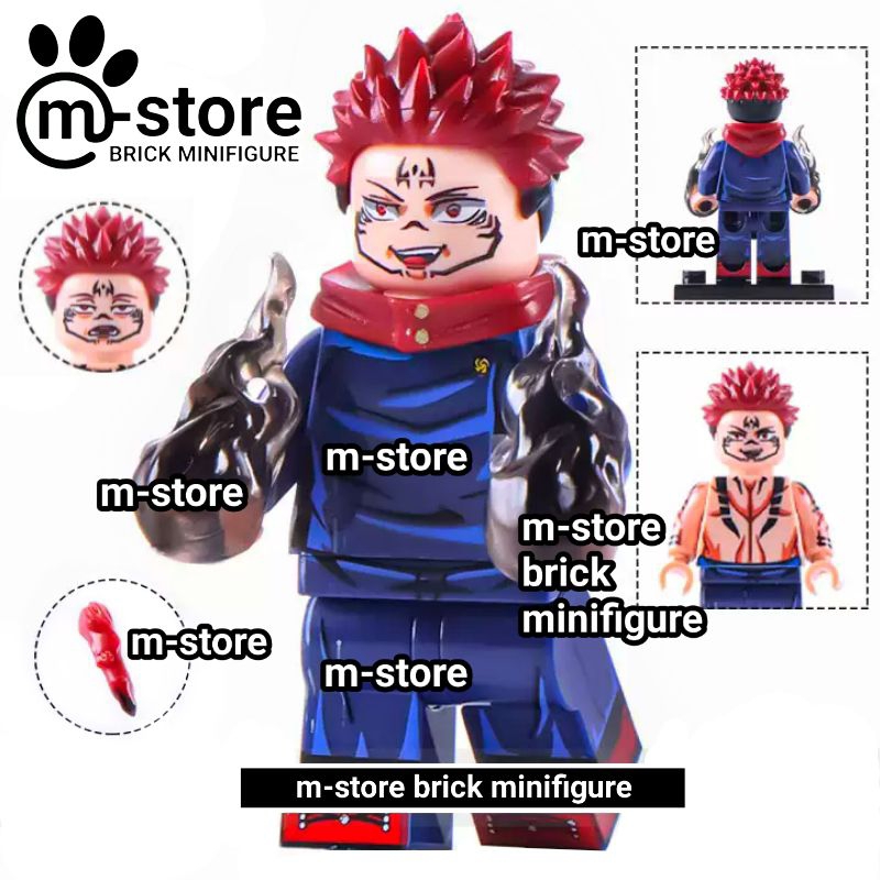 Jual brick jujutsu kaisen yuji itadori mini toy figure | Shopee Indonesia