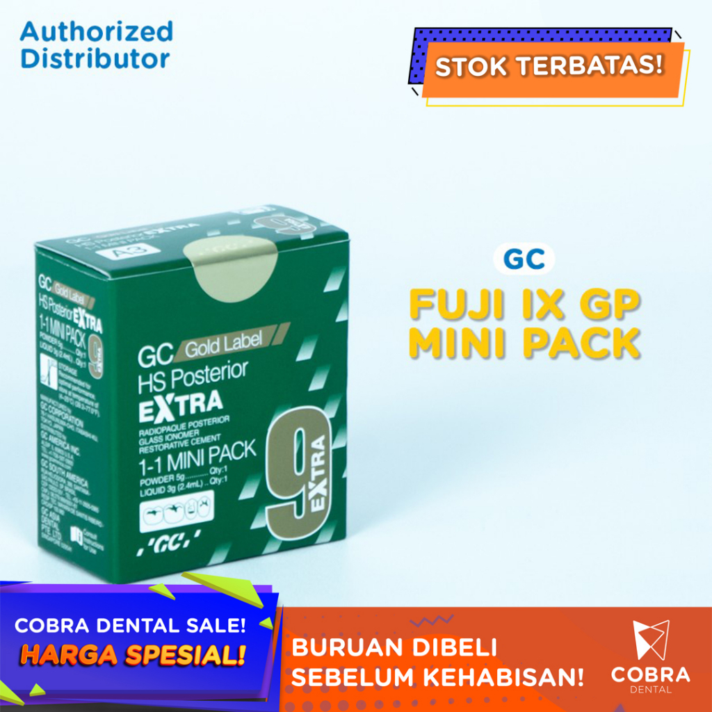 Jual Bahan tambalan Fuji IX GP 1-1 # Mini Pack Extra A3 | Shopee Indonesia
