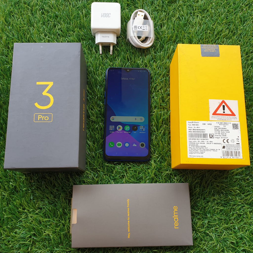 Jual REALME 3 PRO SECOND 4/64 & 6/128 GB HP SECOND HANDPHONE SECOND HP ...
