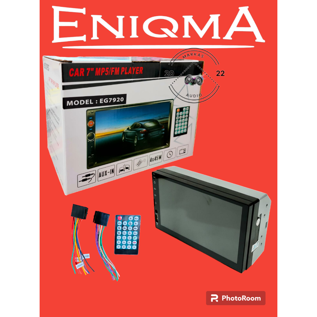 Jual deckless ENIGMA EG-7920 autolink Head unit double din doubledin ...