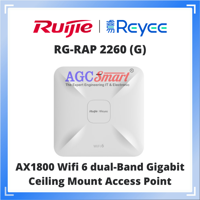 Jual Ruijie Reyee RG RAP2260G Ceiling Access Point Wifi 6 Dual-band ...