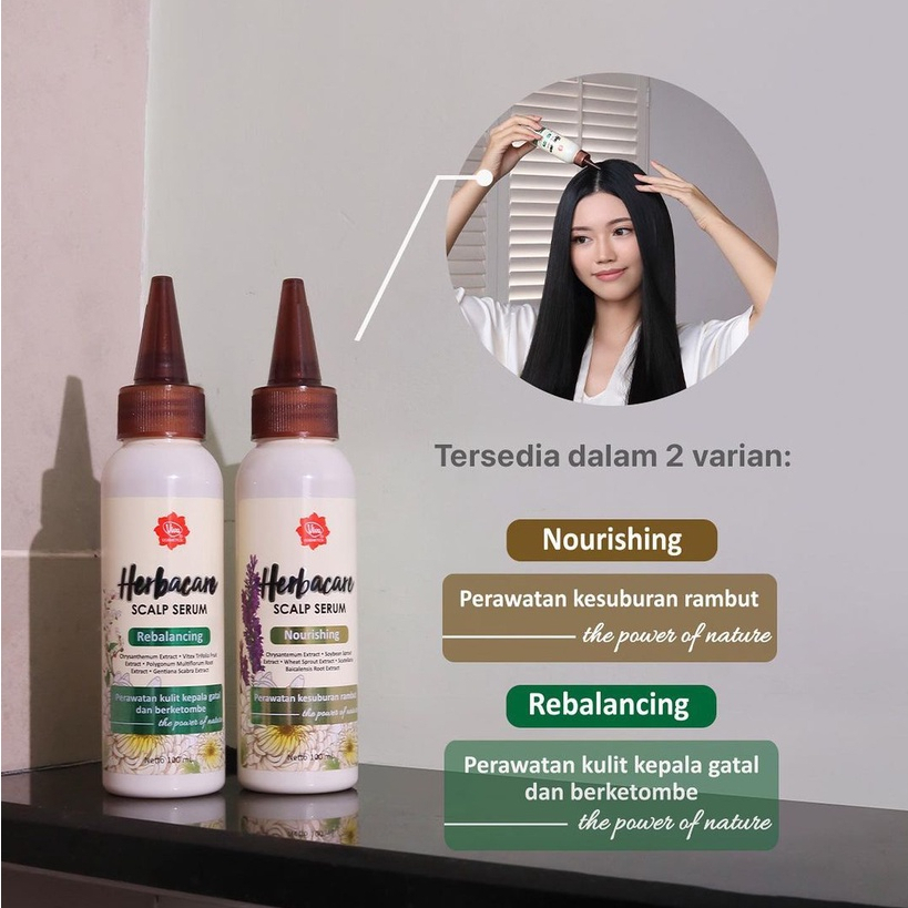 Jual Viva Herbacare Scalp Serum - 100 ml (Tersedia 2 Varian: For Normal ...