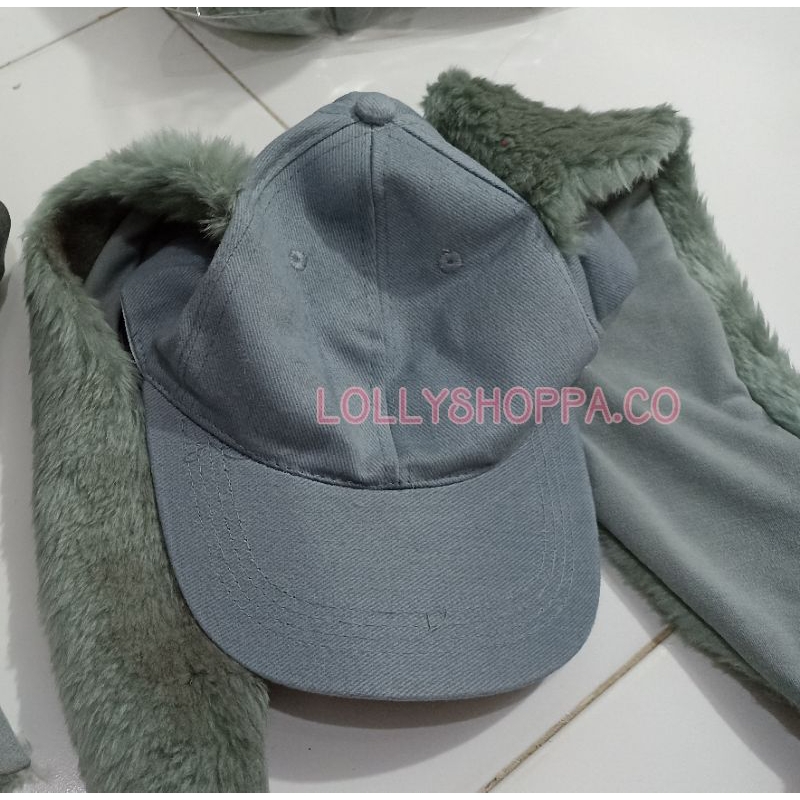 Jual Topi Bunny OMG/ Topi Kpop / Grey Bunny Hat / New Jeans OMG ...