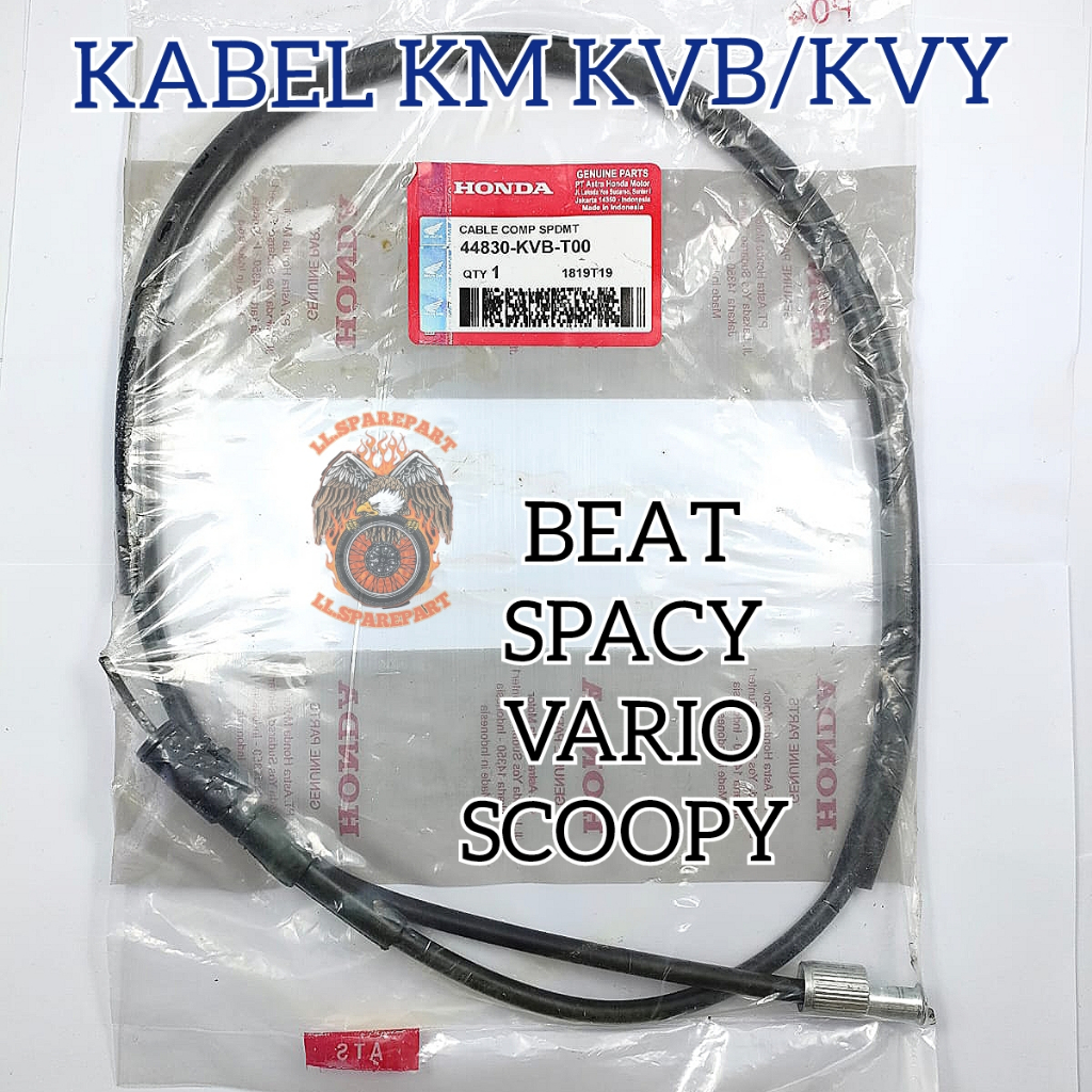 Jual KABEL KM HONDA KVB/KVY KUALITAS ASLI ORIGINAL BEAT SPACY VARIO ...