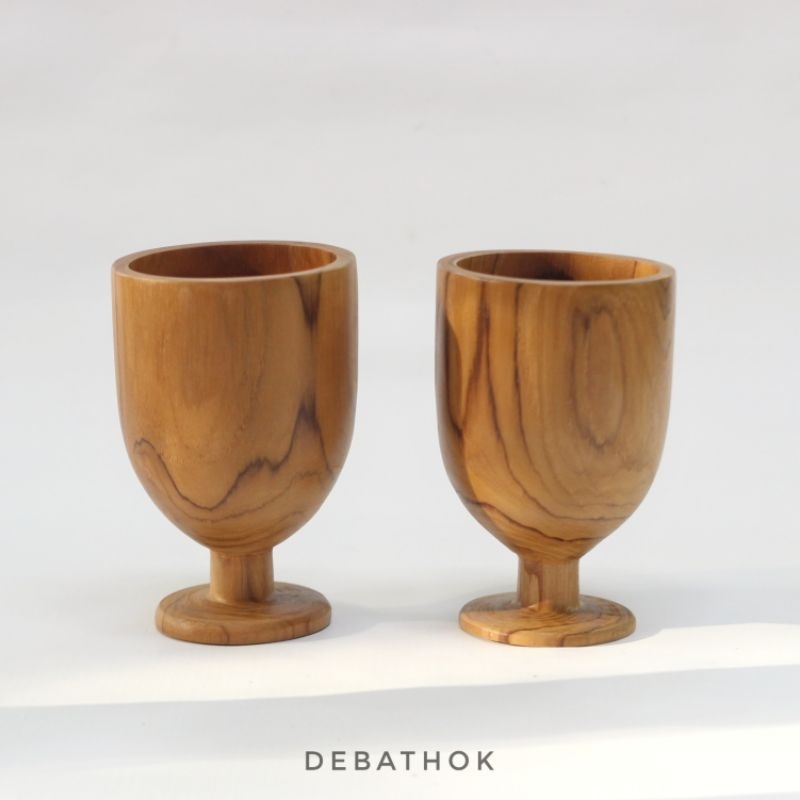 Jual Gelas Minum Kayu Jati Mug Gelas Wine | Shopee Indonesia