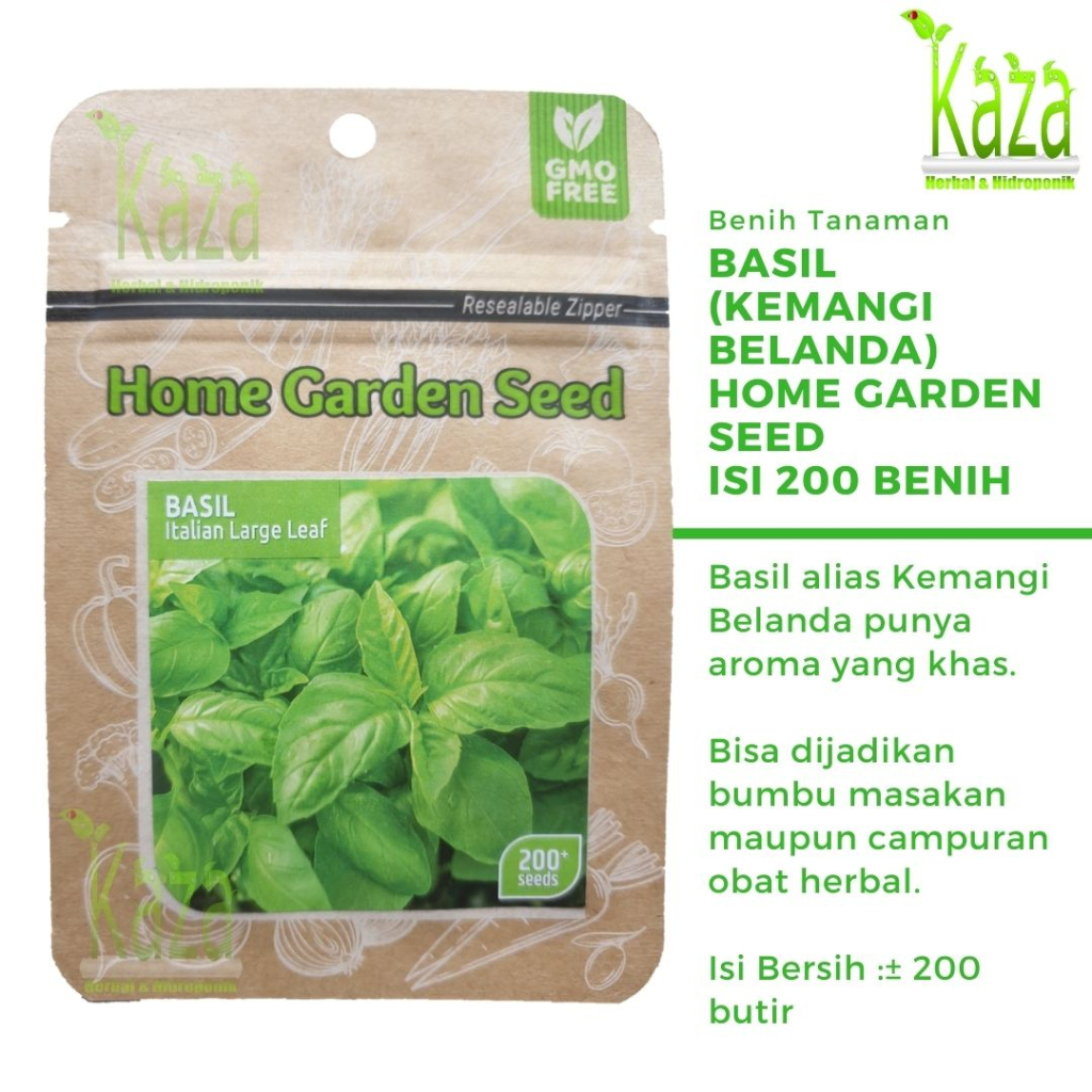 Jual Benih Basil Isi 200 butir - Kemangi Belanda | Shopee Indonesia