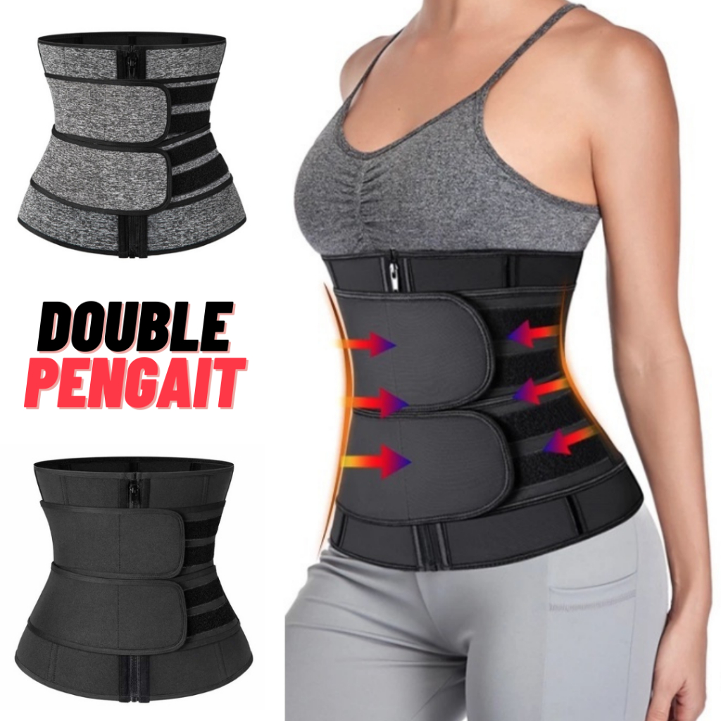 Jual KORSET PELANGSING PERUT BUNCIT PENGECIL PERUT STAGEN DOUBLE ...