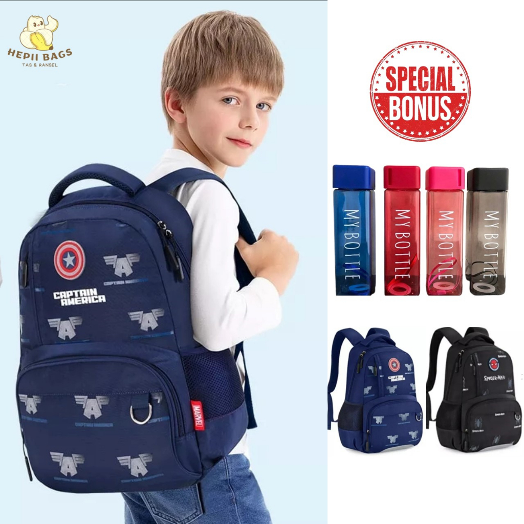 Jual TAS SEKOLAH BAHAN TEBAL ANTI AIR UNTUK ANAK COWOK - TAS RANSEL BERKUALITAS TINGGI ...