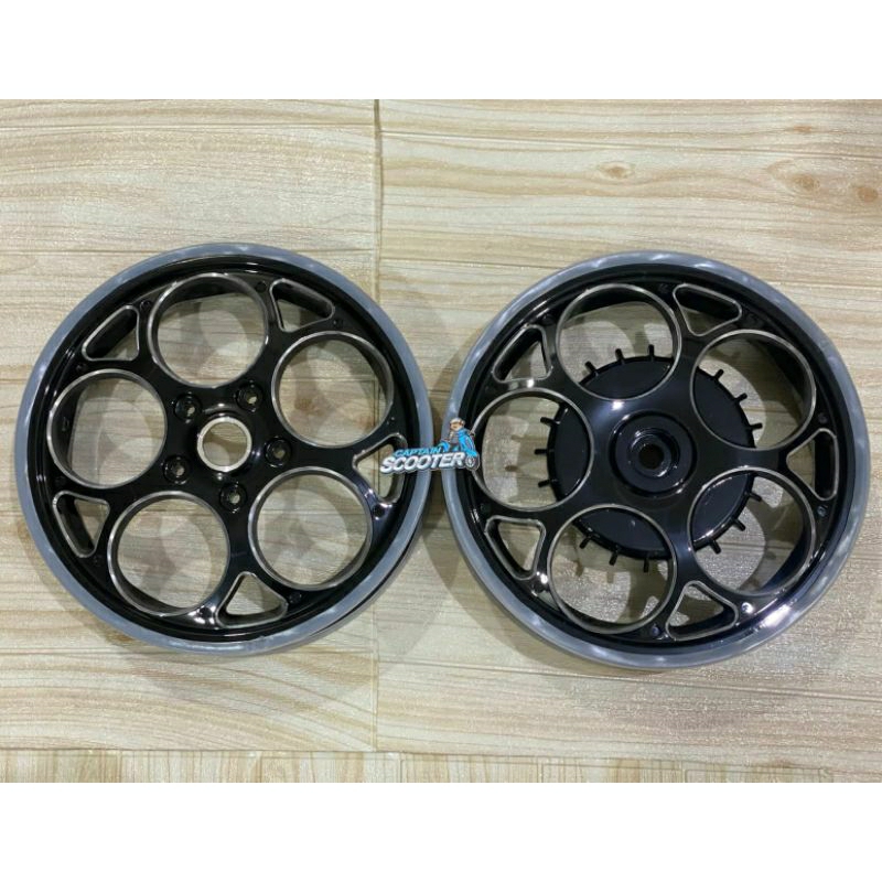 Jual velg cnc model marus w125 ring12 vespa sprint primavera lx s new ...