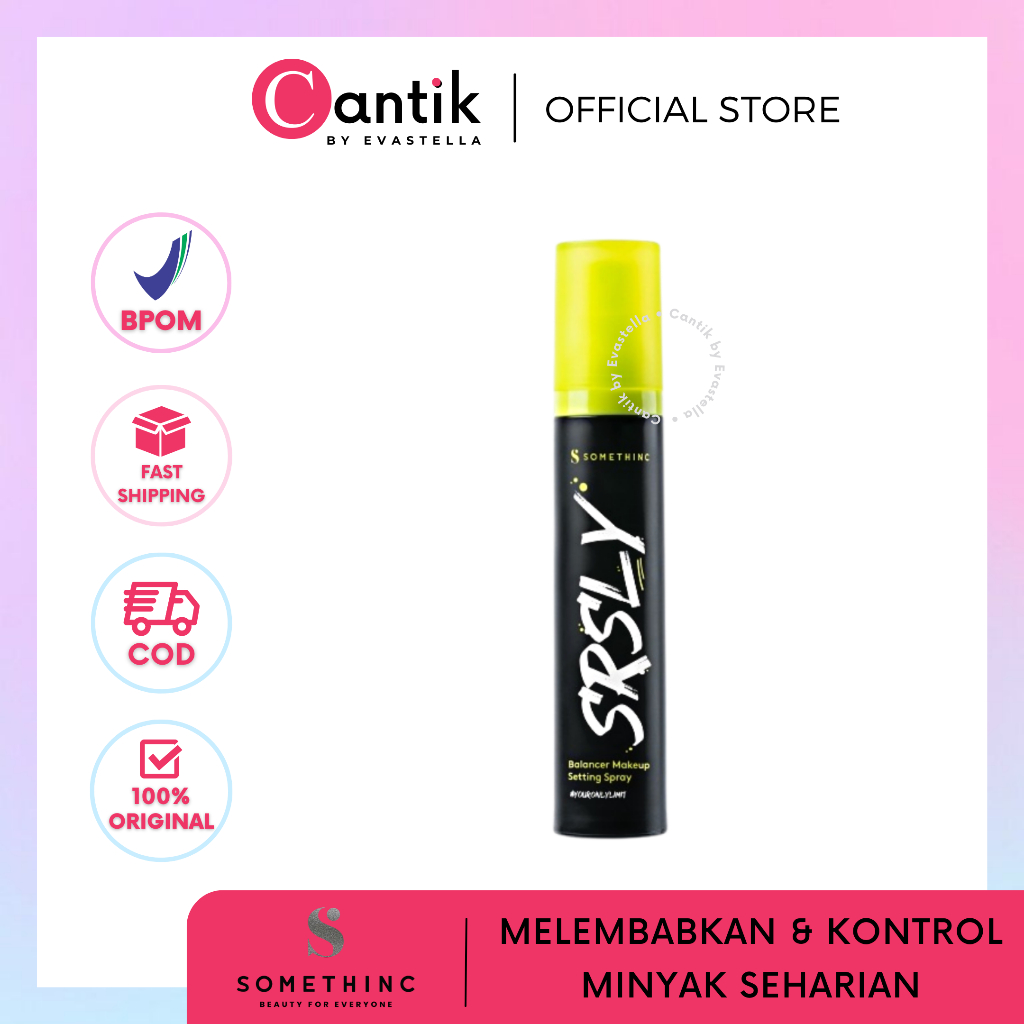 Jual CANTIK - SOMETHINC SRSLY Balancer Make Up Setting Spray Original ...